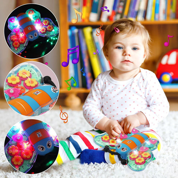 Electric Gear Butterfly Music Light Rotation Toy – KiddieWink - Gifts ...