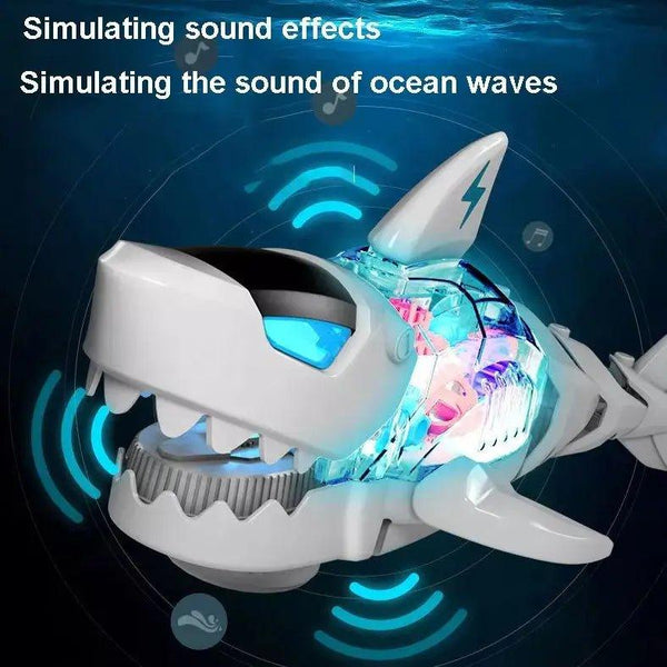 Electric Gear Shark With Light & Music – KiddieWink - Gifts They'll Love