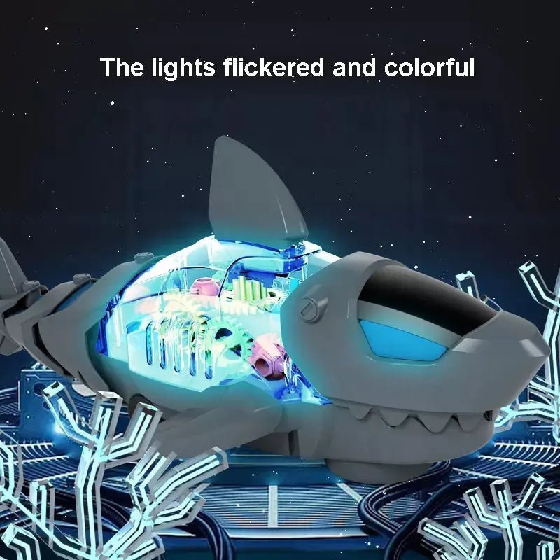 Electric Gear Shark With Light & Music – KiddieWink - Gifts They'll Love